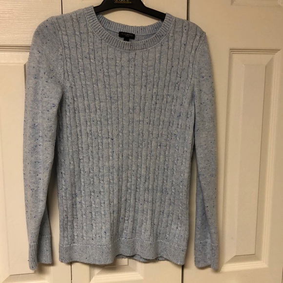 Talbots | Sweaters | Light Blue Cable Knit Sweater Photos Do Not Show ...